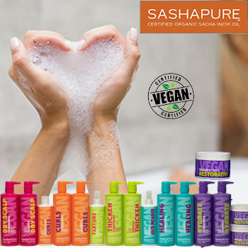 Sasha Pure | Hair Care Range | Paks