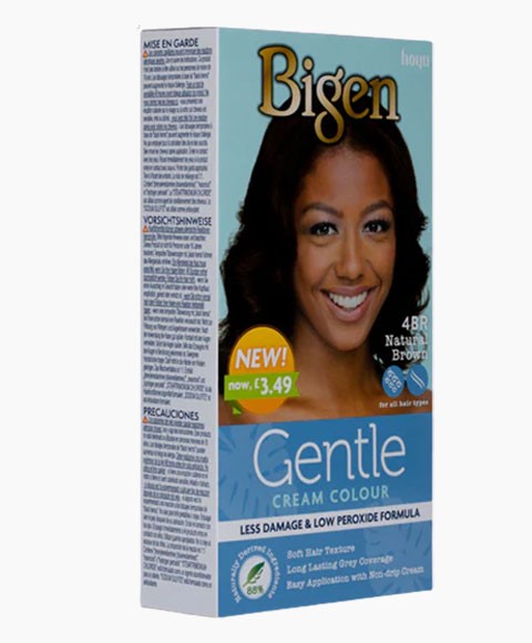 Gentle Cream Colour 4BR Natural Brown | Bigen hair color,