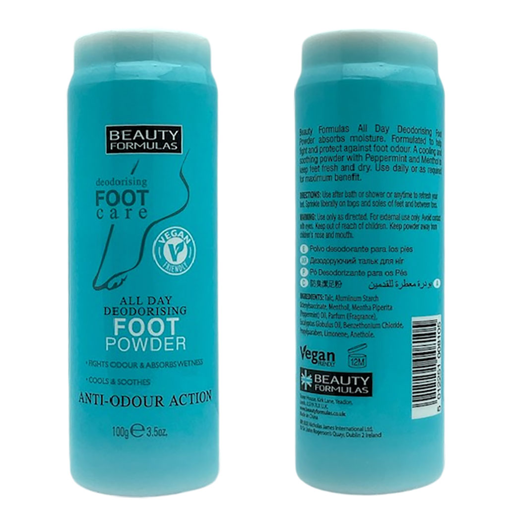 Beauty Formulas Deodorising Foot Powder | Drammock | Beaut