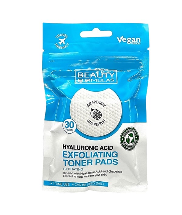 Hyaluronic Acid Exfoliating Toner Pads | Drammock | Beauty