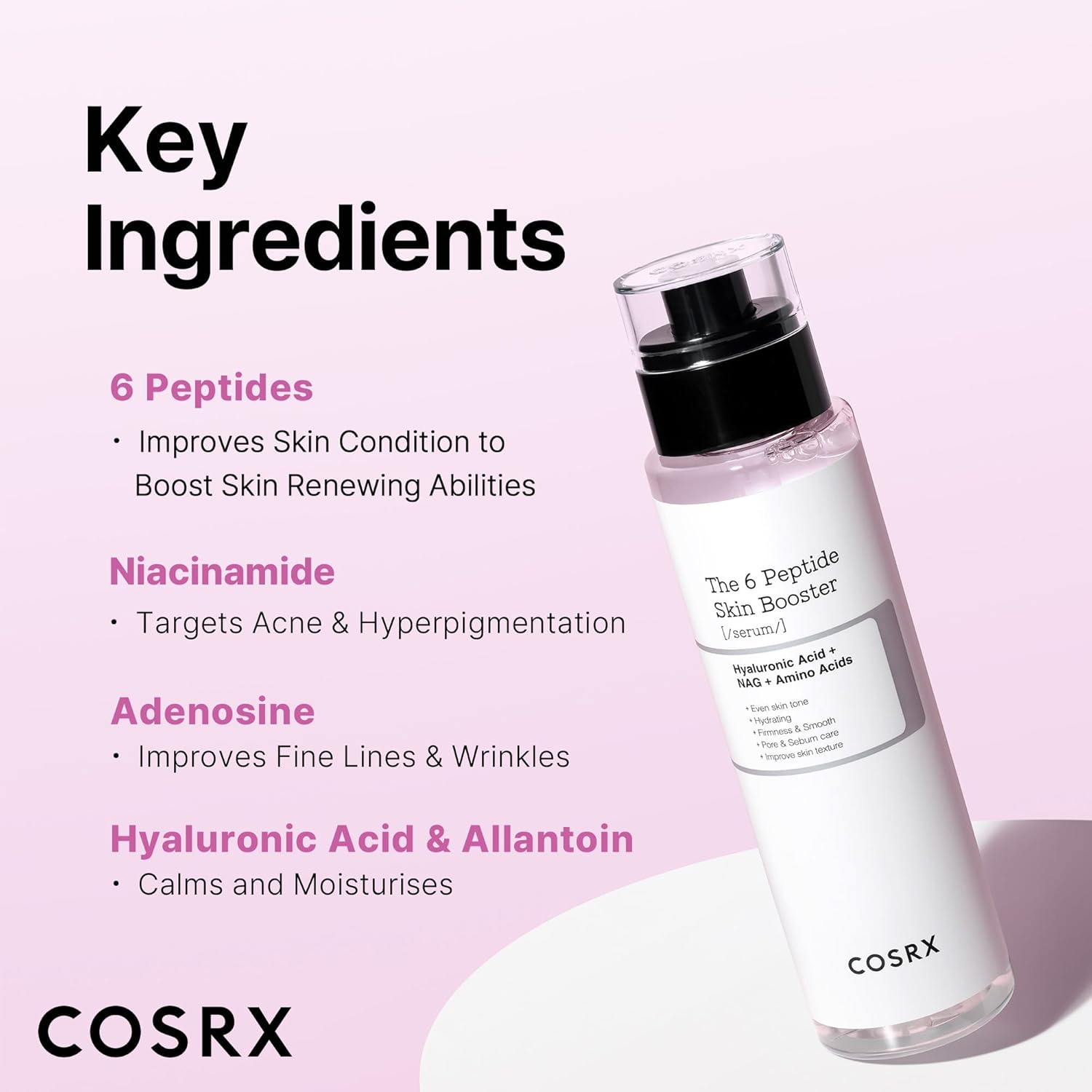 The 6 Peptide Skin Booster Serum | COSRX Korean skincare