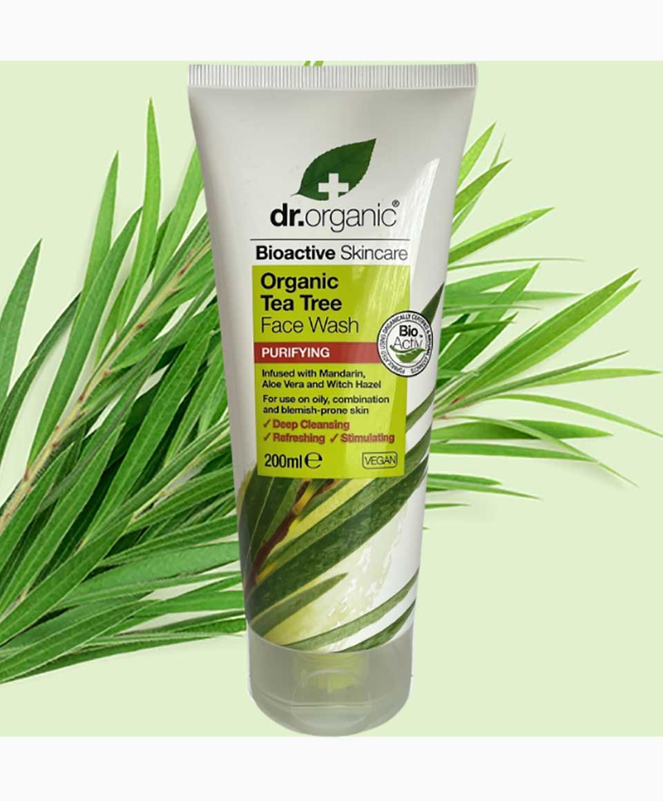 Bioactive Skincare Organic Tea Tree Face Wash | Dr Organic