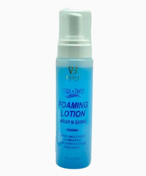 Ebin New York Curl And Twist Foaming Lotion Wrap And Shine