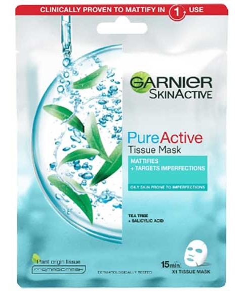 Skin Active Pure Active Tea Tree Plus Salicylic Acid Tissu