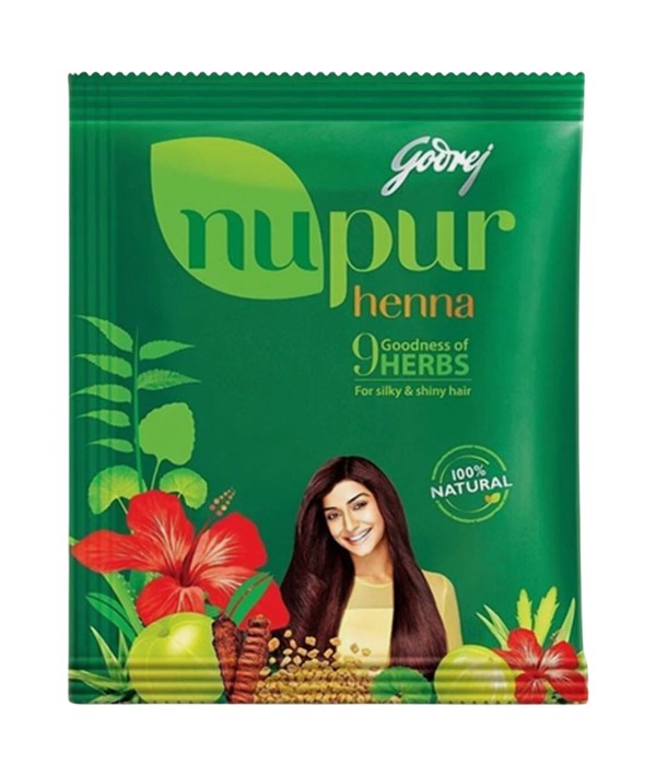 Nupur Goodness Of 9 Herbs Henna | Godrej | Pak Cosmetic C