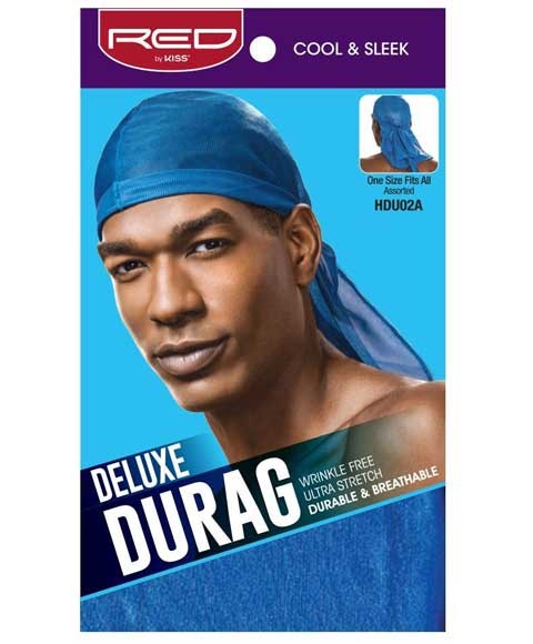 Deluxe Durag Assorted HDU02A | RED by kiss | KissUSA | pak