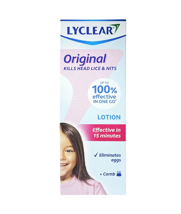 Original Kills Head Lice And Nits Lotion | Lyclear | Head