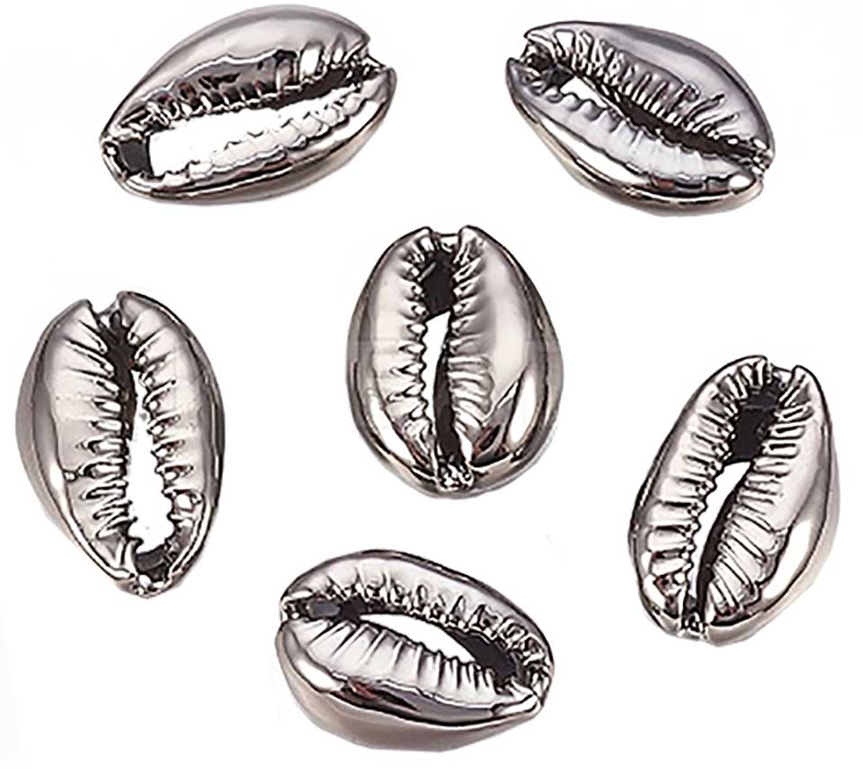 Hair Accessory Shell Beads MC46SIL | Murry Collection