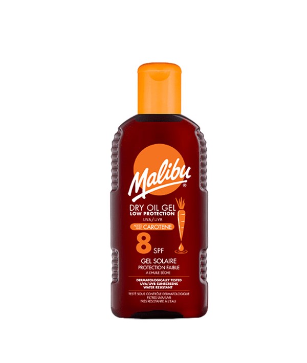 Malibu Dry Oil Gel SPF8 With Carotene | Malibu | Pak Cosme