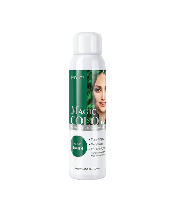 Tyche Magic Color Hair Color Spray Green | NICKA K Newyork