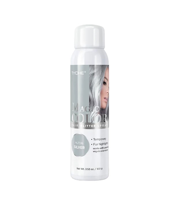Tyche Magic Color Hair Color Spray Silver | NICKA K Newyor