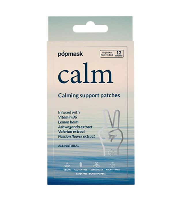 Calm Calming Support Patches | Pop Mask | Self Care | Paks