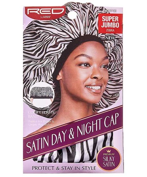 Satin Day And Night Cap HDNP06 Zebra | RED by kiss | KissU