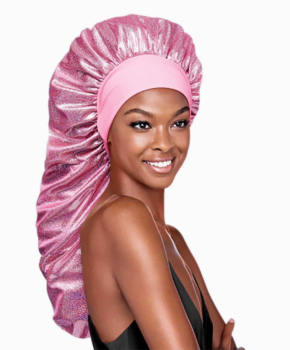 Red By Kiss Glitter Bonnet Braid Pink Pearl HQ41 | RED by