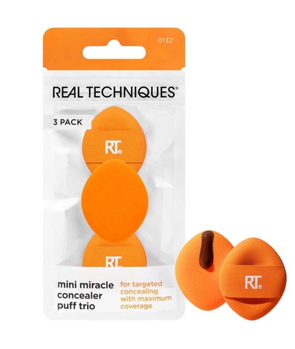 Mini Miracle Concealer Puff Trio | Real Techniques | Pak C