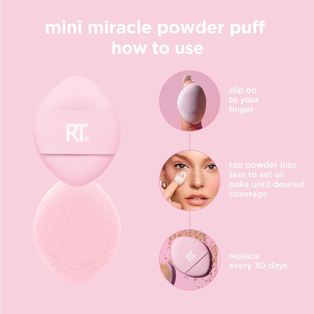 Mini Miracle Powder Puff Trio | Real Techniques | Pak Cosm