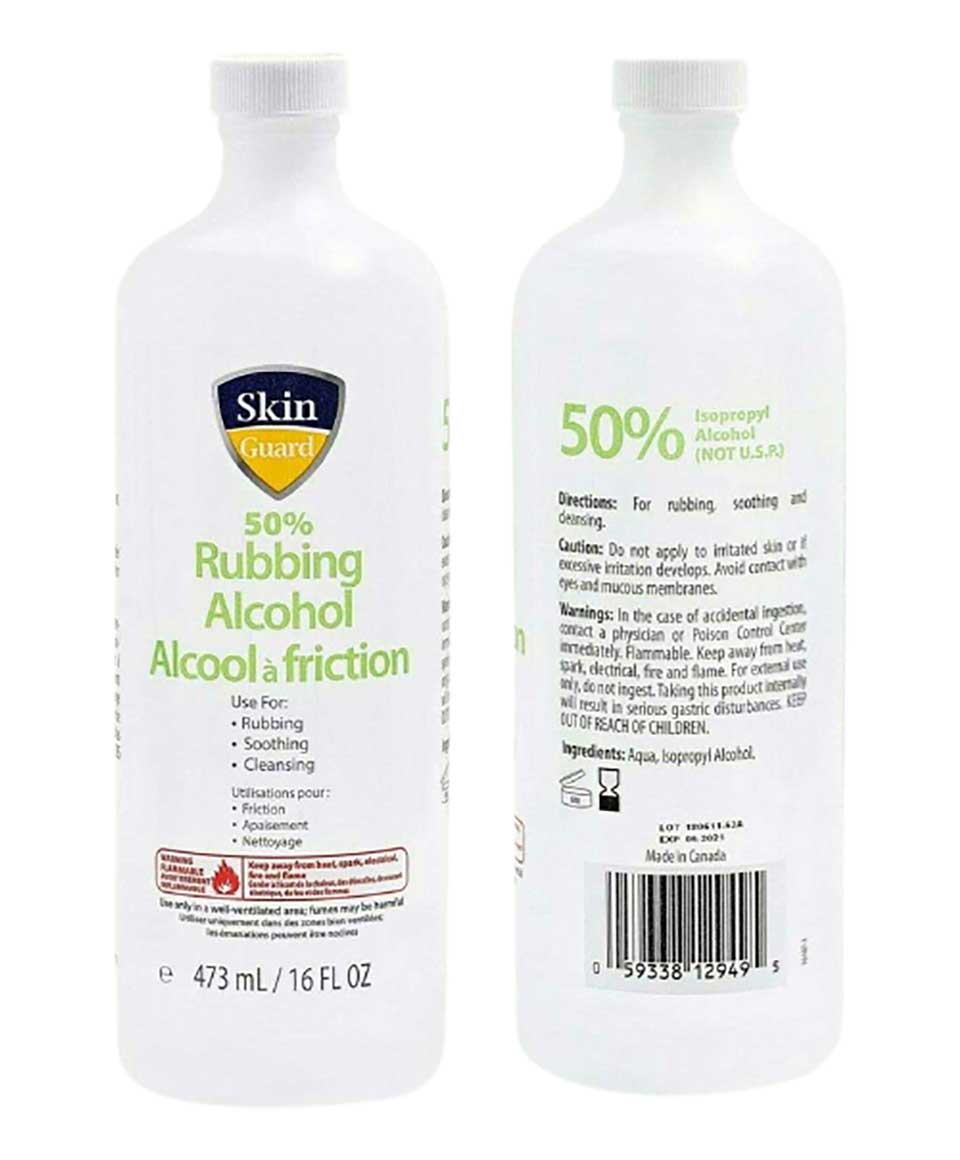 Skin Guard 50 Percent Rubbing Alcohol | Skin Guard | Pak Cosmetics