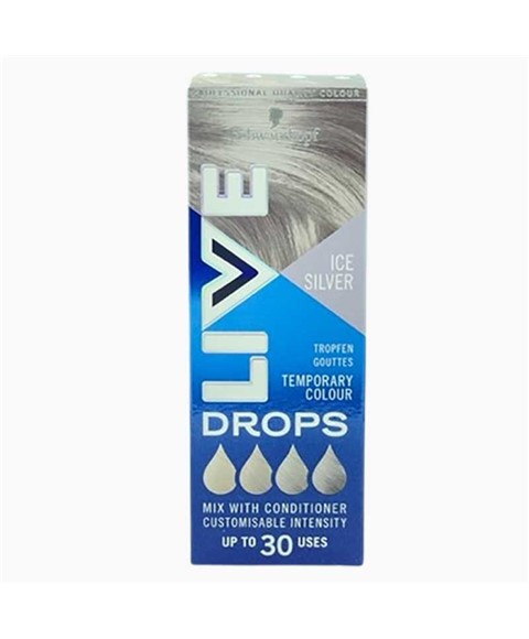 Live Drops Temporary Colour Ice Silver | Schwarzkopf | Liv