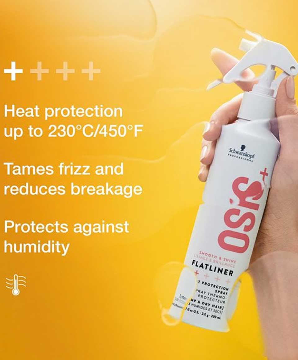 Osis Plus Smooth And Shine Flatliner Protecting Spray | os