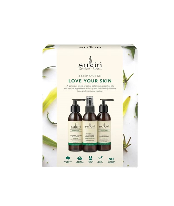 Sukin Love Your Skin 3 Step Face Kit | Sukin | Paks