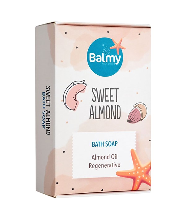 Sweet Almond Scented Bath Soap | Balmy Naturel | Pak Cosme