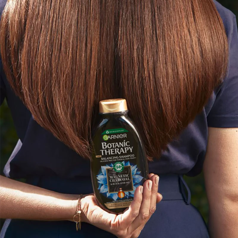 Ultimate Blends Charcoal Balancing Shampoo | Garnier |Ulti