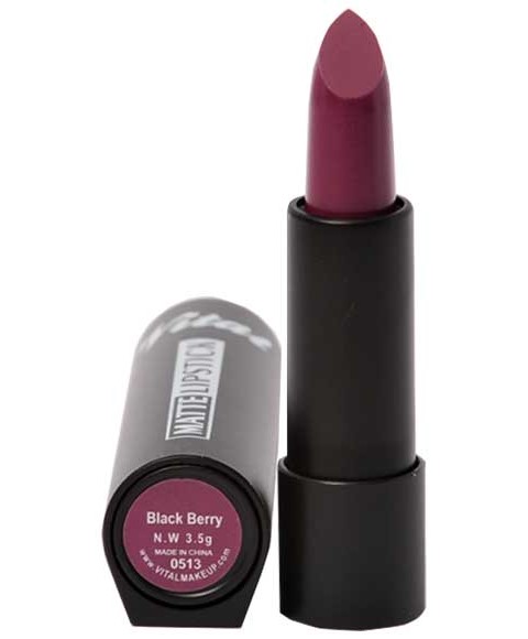 Matte Lipstick Black Berry | Vital Makeup | Pak Cosmetic C