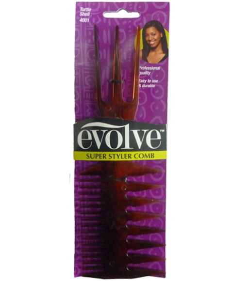 Evolve Super Styler Comb Turtle Shell 4001 | Evolve | Firs