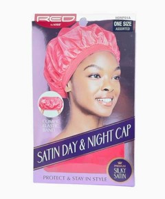 Red By Kiss Satin Day And Night Cap HDNP01A | RED by kiss